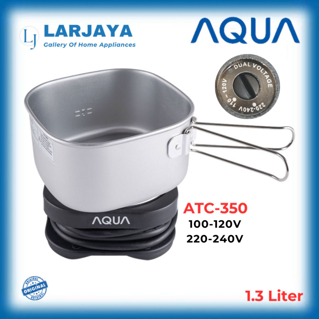 Jual Travel Cooker Mini Aqua ATC 350 Dual Voltase | Alat Masak Portabel ...