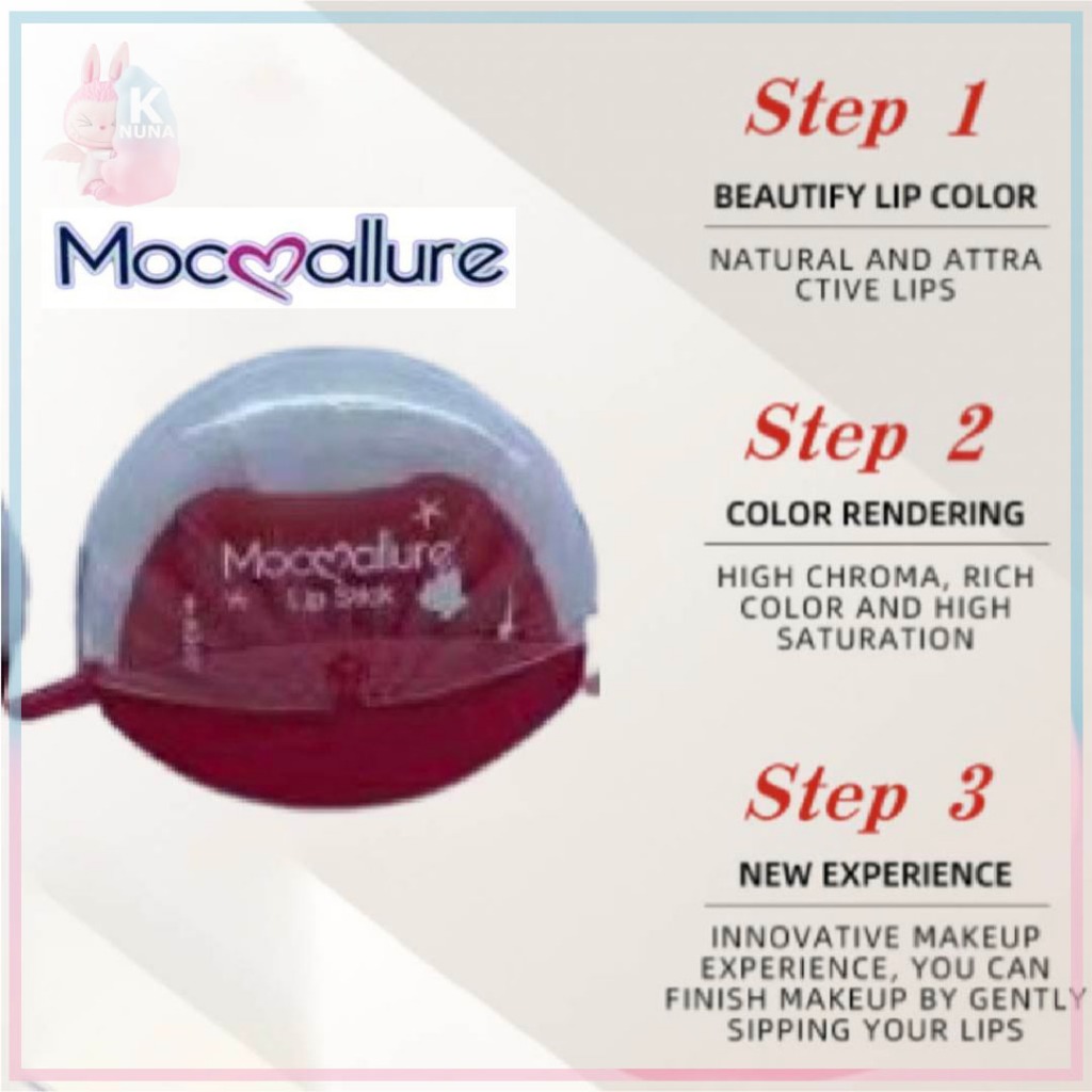 Jual MOCALLURE Lazy Lips Velvet Lipstik Matte Lipstick Tahan Lama ...