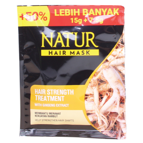 Jual Natur Hair Mask Ginseng - Masker Rambut Rontok / Anti Hair Fall ...