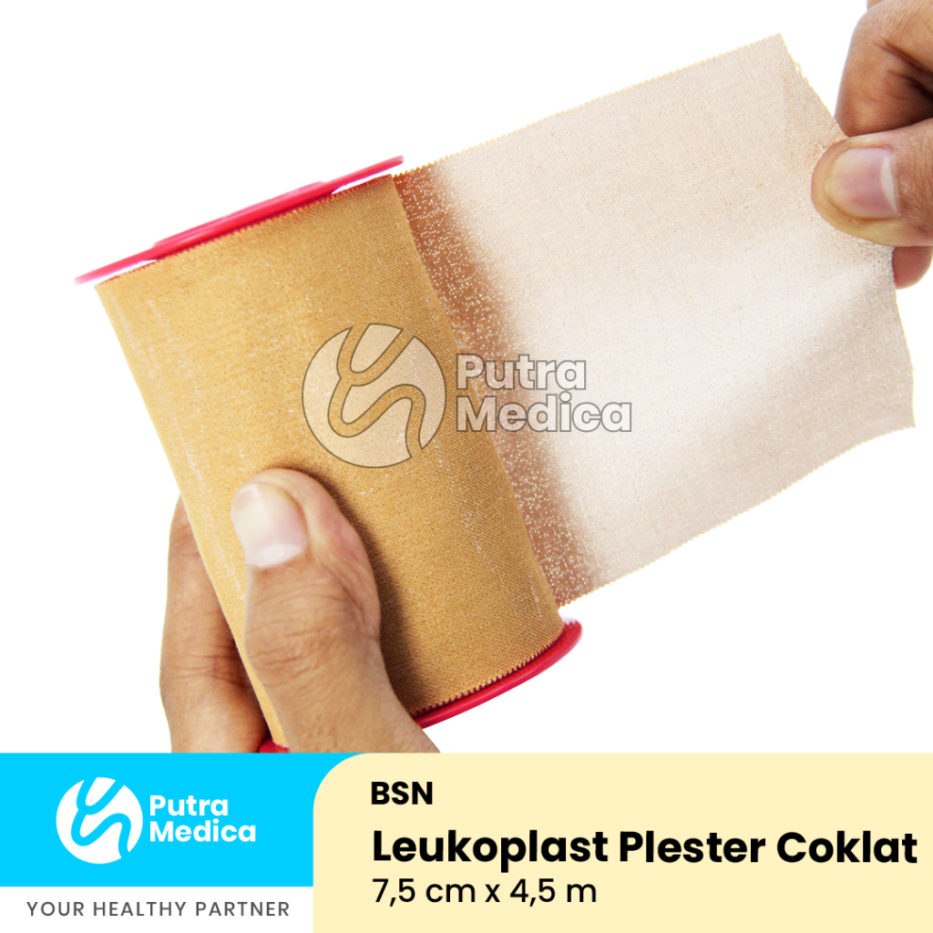Jual Essity Leukoplast Plester Coklat Roll 7,5cm x 4,5m / Plaster Kain Gulung Perekat Penutup ...