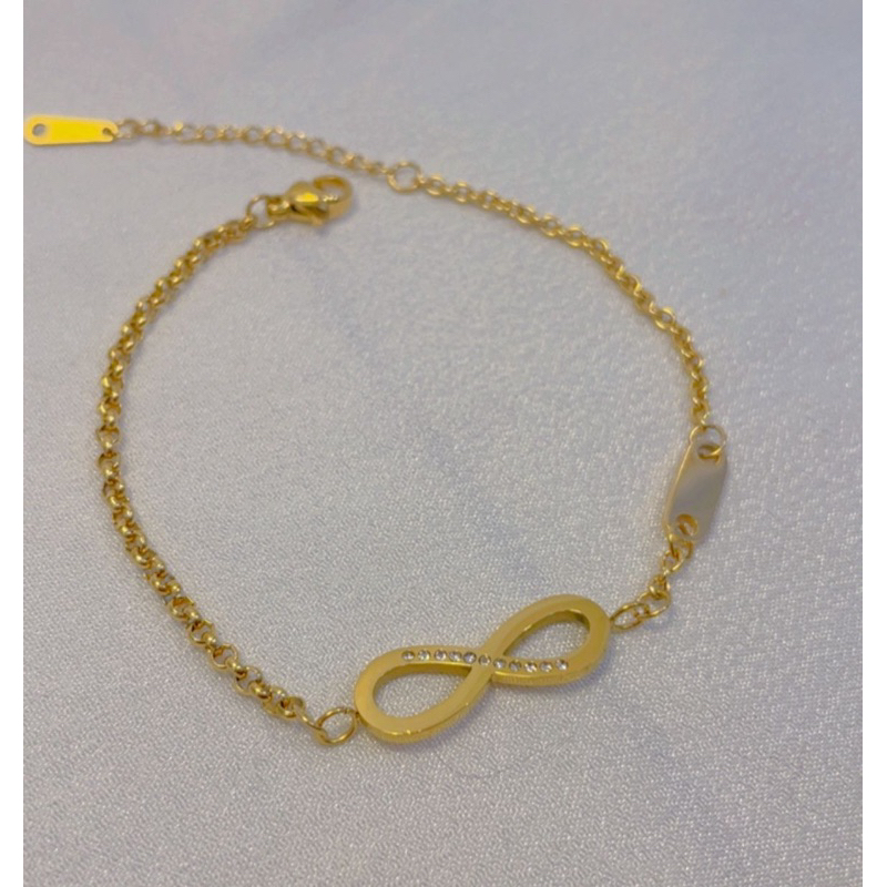 Jual GELANG INFINITY TITANIUM AWET DIPAKAI SEHARI HARI | Shopee Indonesia