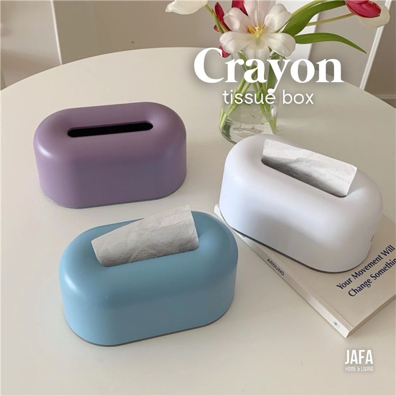 Jual [JAFA] CRAYON Tempat Tisu Lucu Berwarna Pastel Imut Cute Aesthetic ...