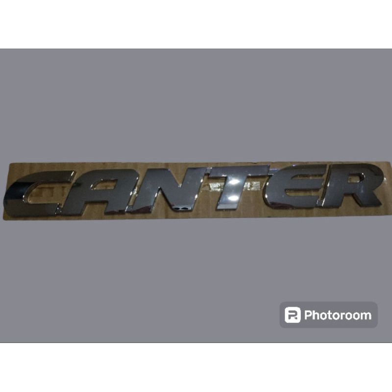 Jual Emblem Logo tulisan Lambang Canter Fuso Box Truck Emblem Canter ...