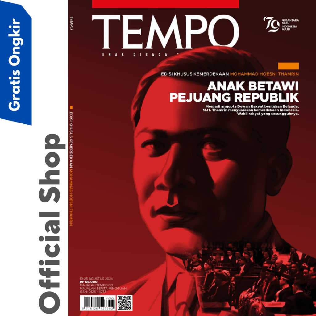 Jual Majalah Tempo Edisi Khusus Kemerdekaan "Anak Betawi Pejuang Republik" Tanggal 19 Agustus ...
