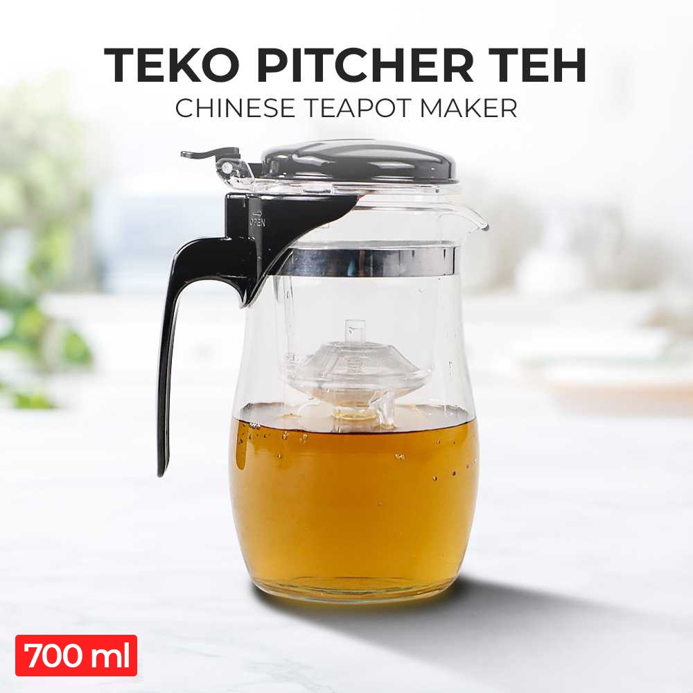 Jual teko penyaji teh dengan saringan di dalamnya 700ml - TP-758 ...