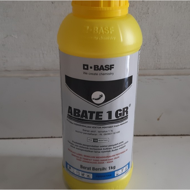 Jual Abate 1 GR 1 Kg - 1 Botol Obat Jentik Nyamuk Pengendali Demam ...