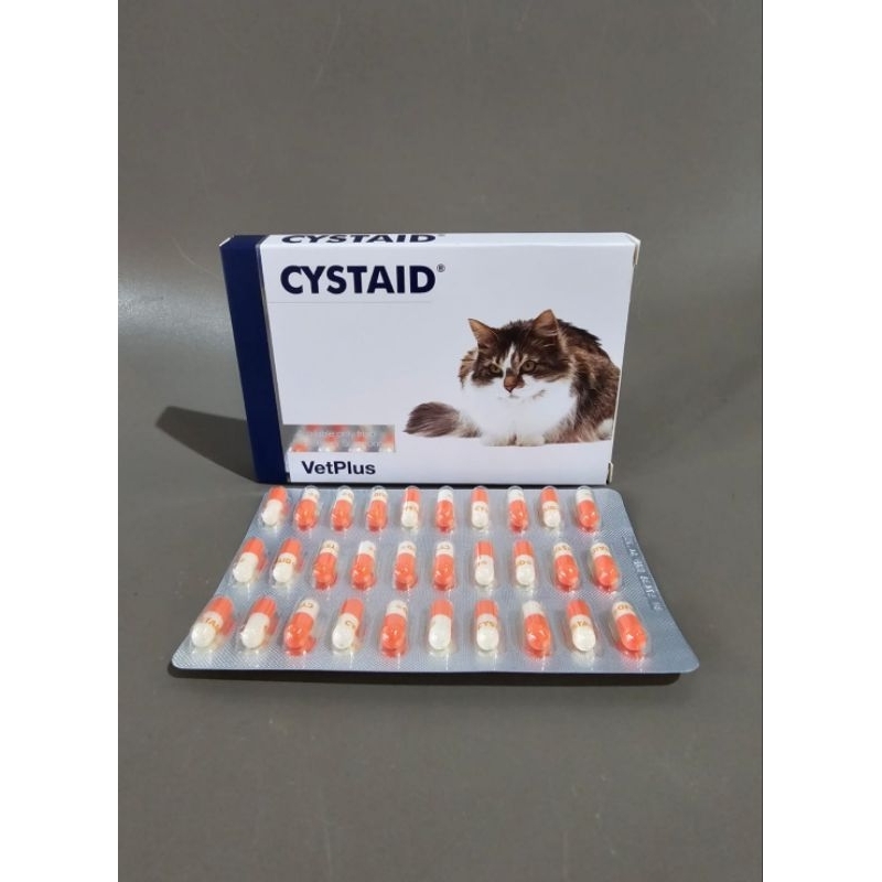 Jual CYSTAID (1kapsul)- obat suplemen FLUTD FUS Urinary saluran kencing ...