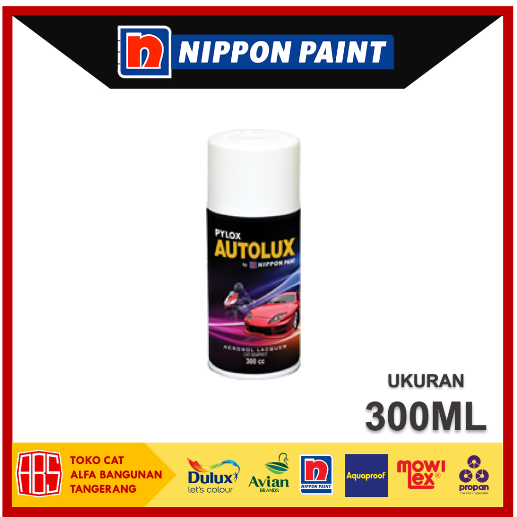 Jual Cat Pylox AUTOLUX by Nippon Paint 300ML - Cat Semprot | Shopee Indonesia