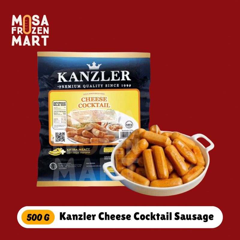 Jual Kanzler Cheese Cocktail Sausage 500 G | Sosis Keju | Shopee Indonesia
