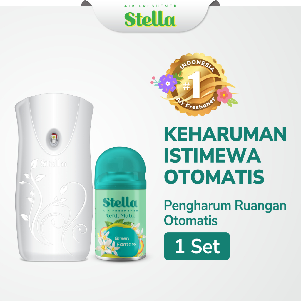 Jual Stella Matic Box Set Green Fantasy - Pengharum Pewangi Ruangan ...
