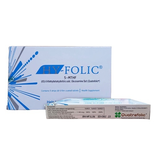 Jual HY FOLIC - Suplemen Asam Folat Untuk Ibu Hamil isi 30 Tablet ...