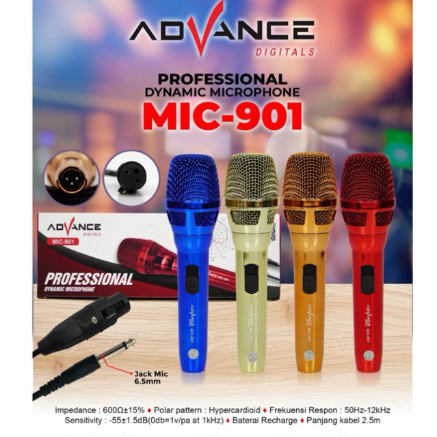 Jual Advance Profesional Mic - 901 | Shopee Indonesia