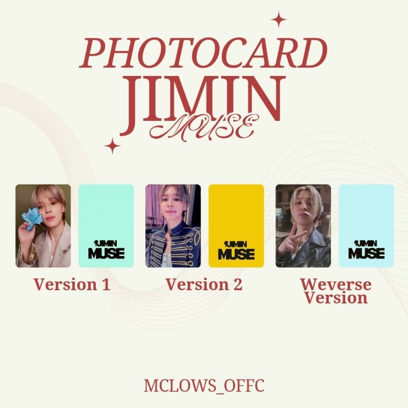 Jual Photocard JIMIN BTS - MUSE ALBUM Verision Weverse Version - Jimin ... Jual Photocard JIMIN BTS - MUSE ALBUM Verision Weverse Version - Jimin ...