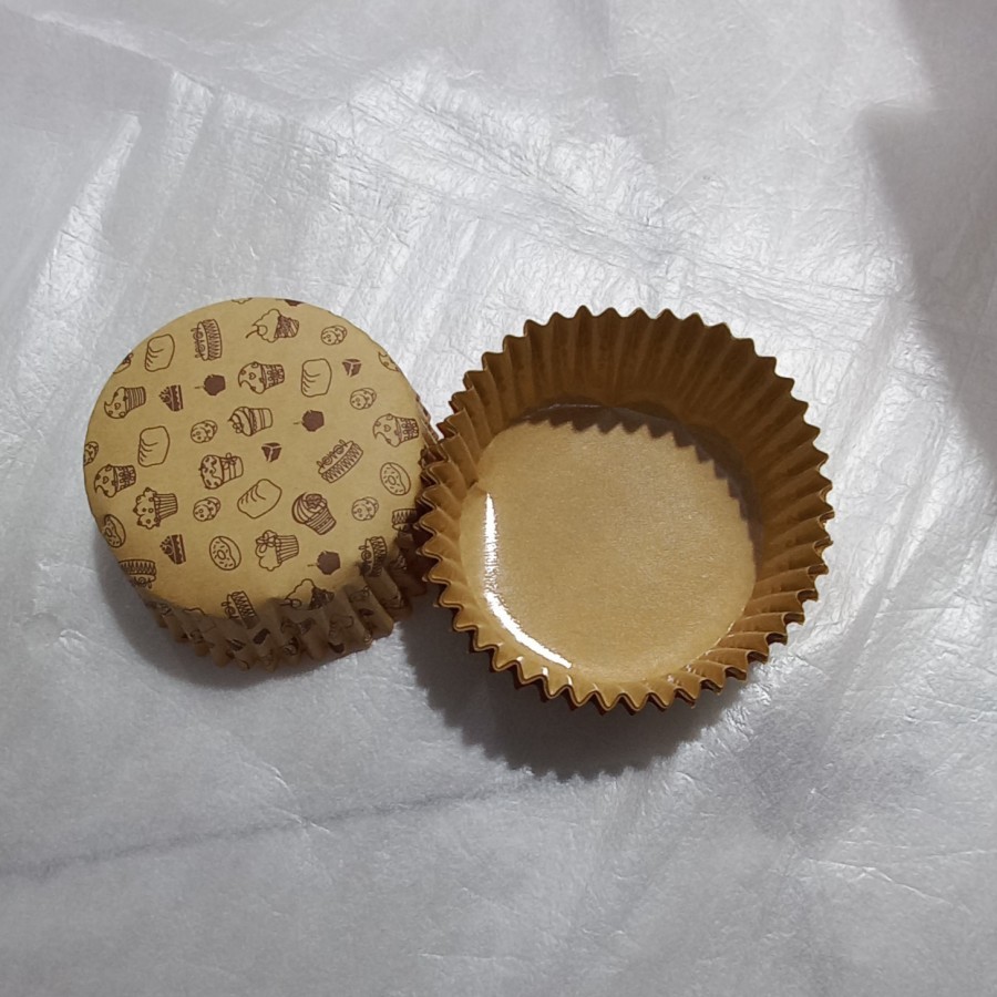 Jual Paper Cup Roti BULAT Cup Case Tatakan Kertas Roti Makanan ...