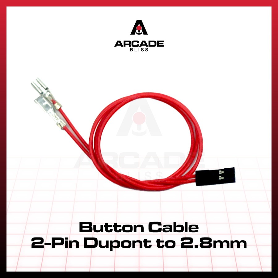 Jual Button Cable Wire Duppont to 2.8mm Connector Sanwa Hitbox Kabel ...