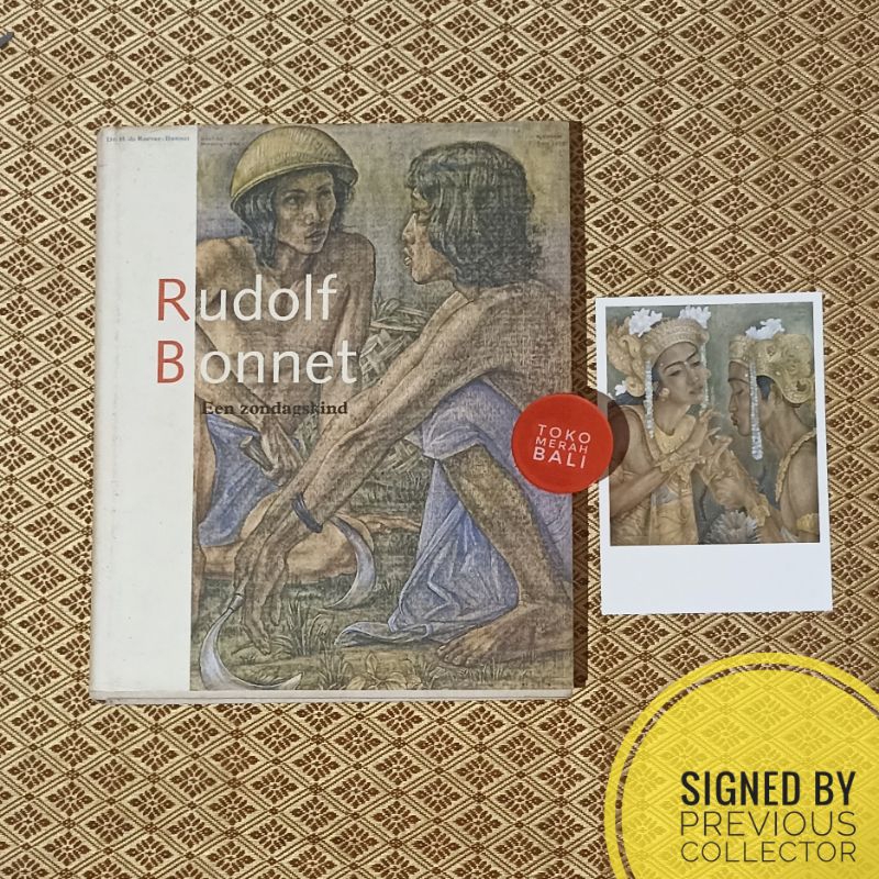 Jual Paket buku biografi Rudolf Bonnet bahasa Belanda, postcard Arjuna ...