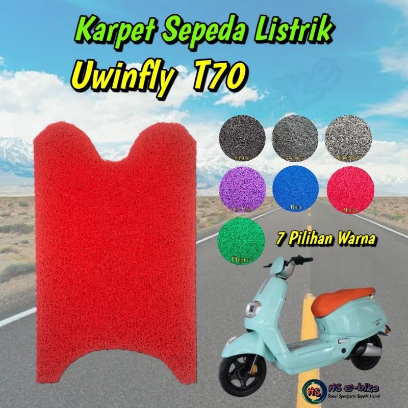 Jual Karpet Sepeda Listrik Uwinfly T70 | Shopee Indonesia
