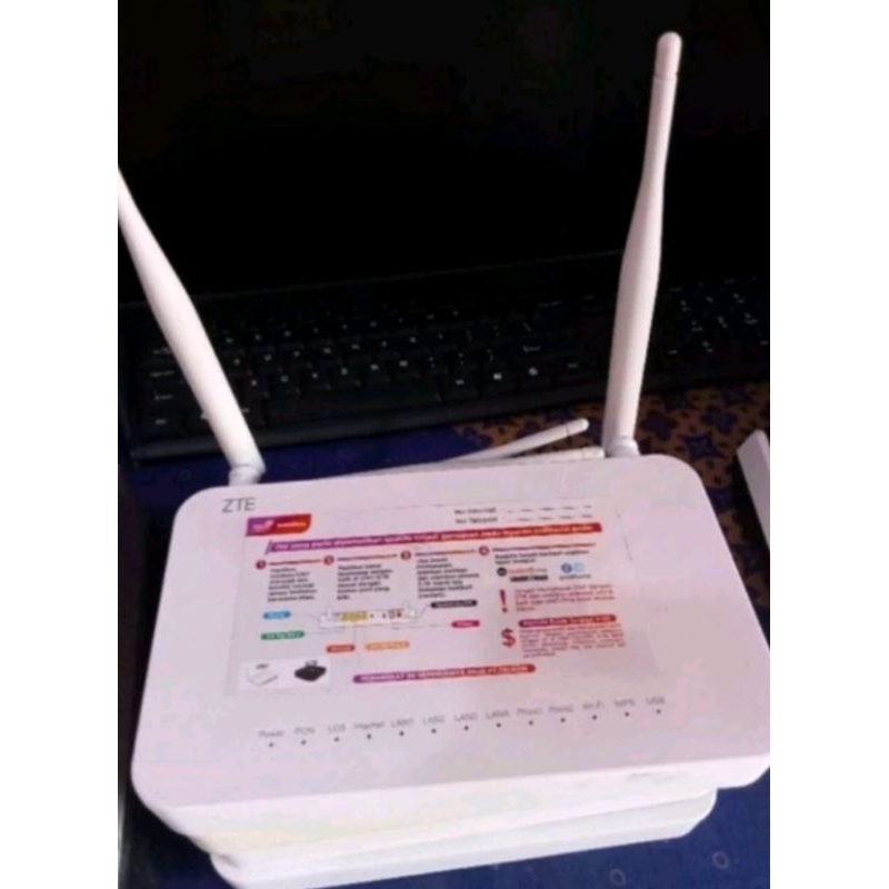 Jual router zte f609 v9 + adaptor | Shopee Indonesia