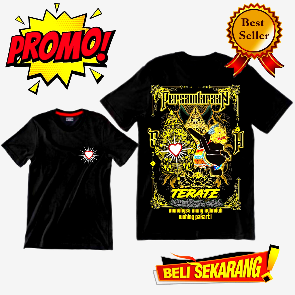 Jual kaos persaudaraan setia hati terate gunungan semar / kaos psht ...