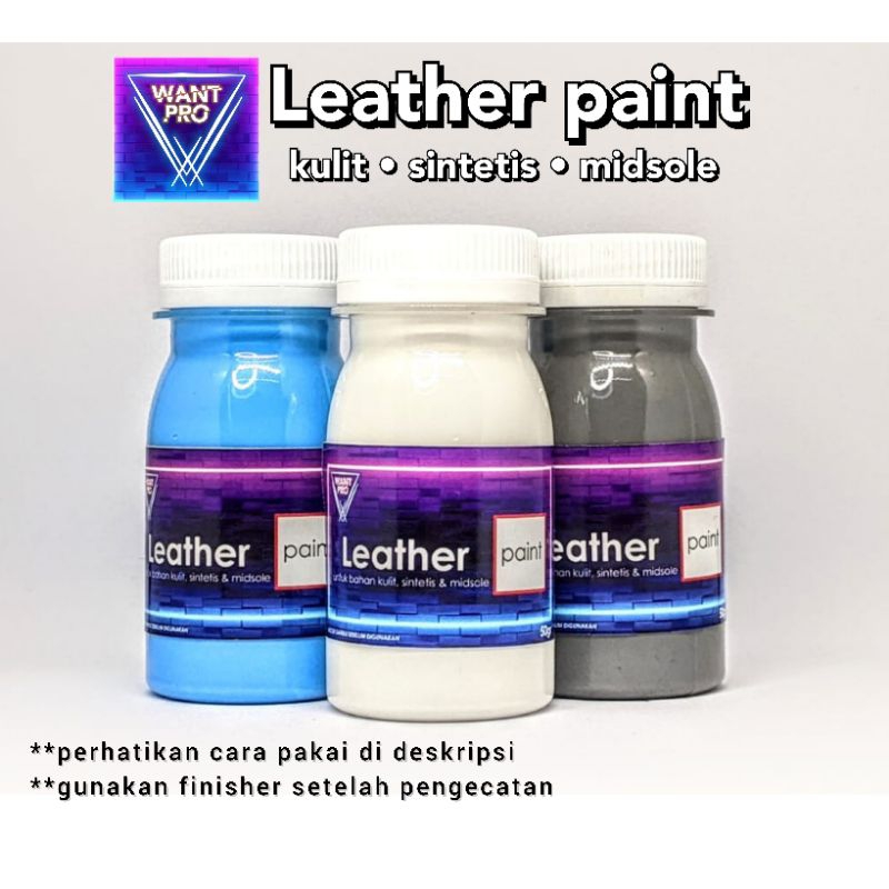 Jual Leather Paint | Cat Sepatu, Cat Tas (bahan kulit,sintetis), Cat ...