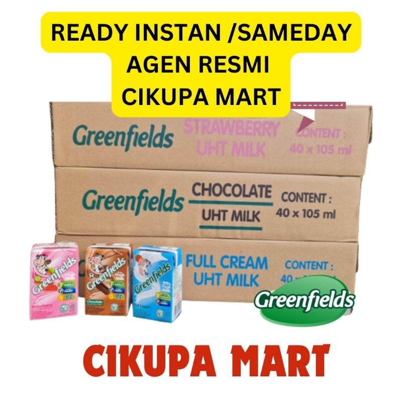 Jual Susu Greenfields UHT 105ML x 40pcs | Shopee Indonesia