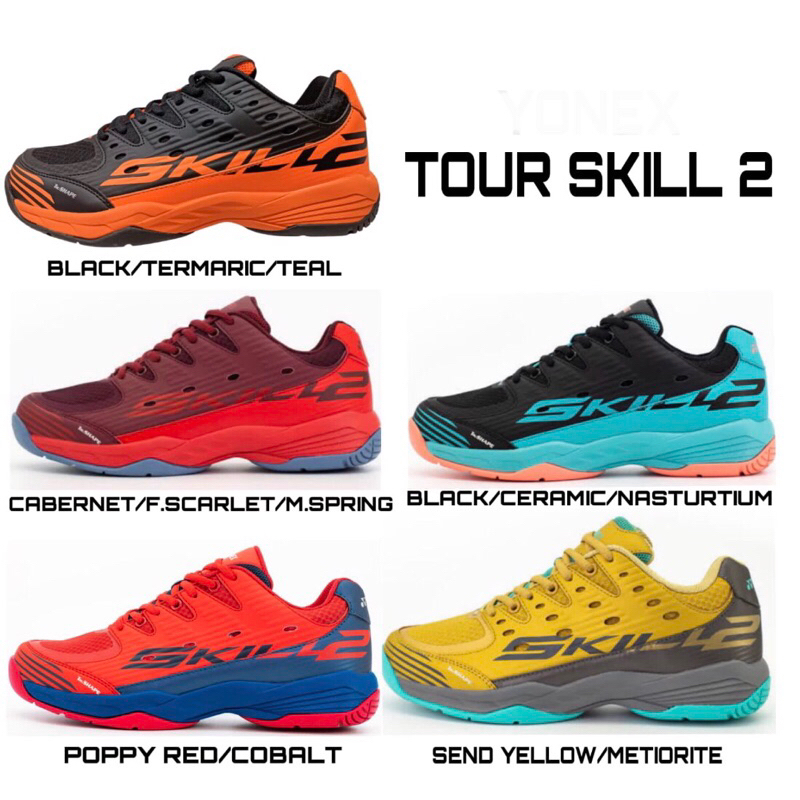 Jual Sepatu Badminton Yonex TOUR SKILL 2 Original | Shopee Indonesia
