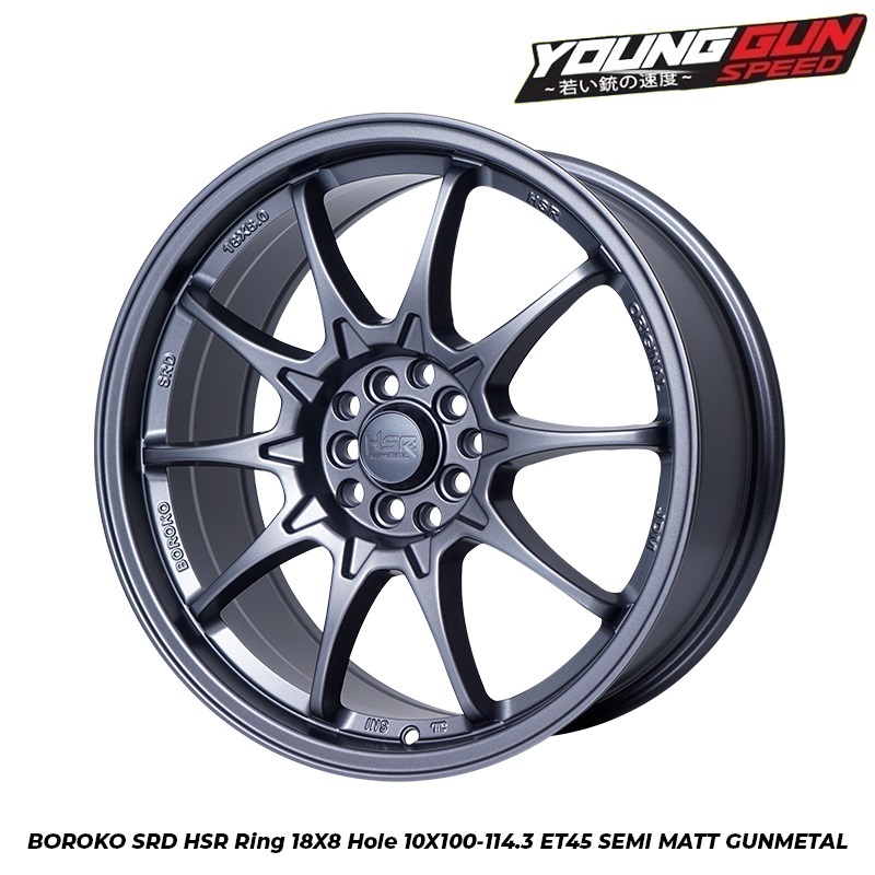 Jual Velg Mobil Racing Ring 18 HSR BOROKO SRD R18 Innova Xpander Civic New Veloz Altis FT86 Hrv ...