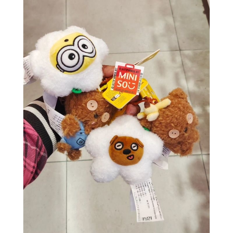 Jual MINISO 🆕 Gantungan Kunci / Hiasan Tas MINIONS Bob + Tim Collection ...