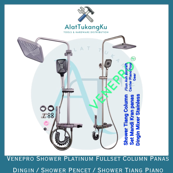 Jual Hand Shower Tiang Fullset Komplit SUS 304 HD Series High Quality ...