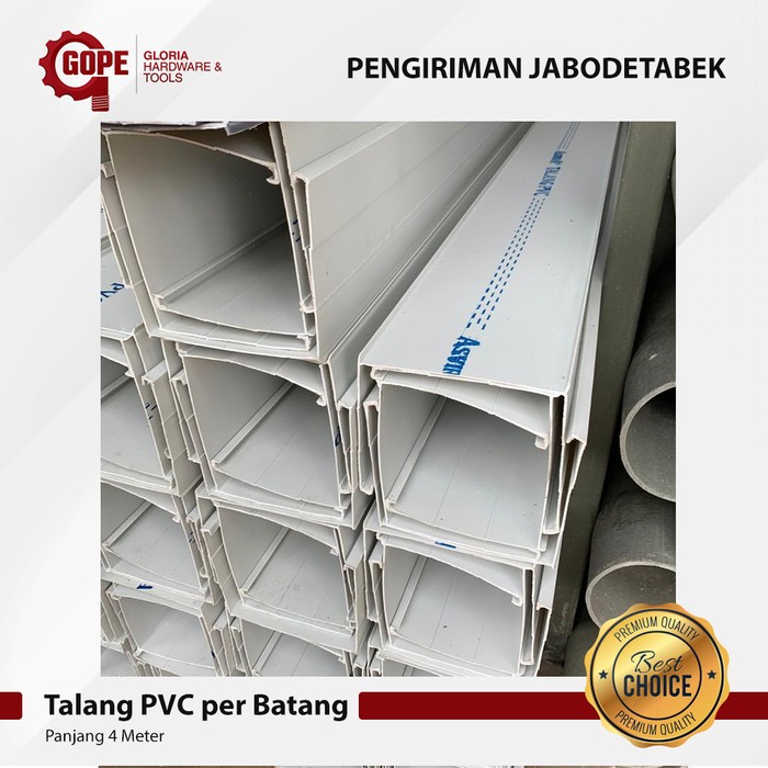 Jual Talang Pvc Panjang 4 Meter Siku Tutup Corong Gantungan Talang ...