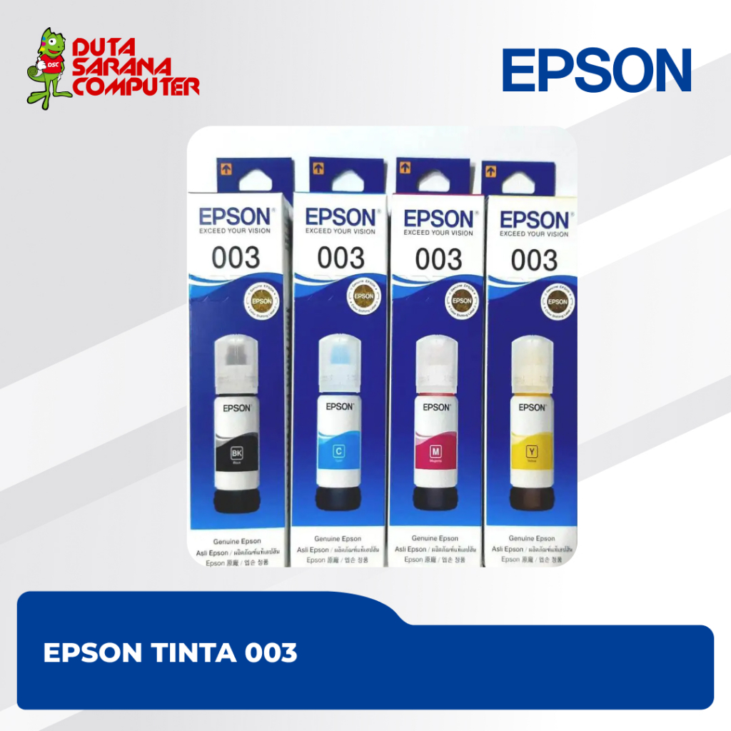 Jual EPSON 003 INK FOR L3110 L3150 L1110 L3101 L5190 100% ORIGINAL ...