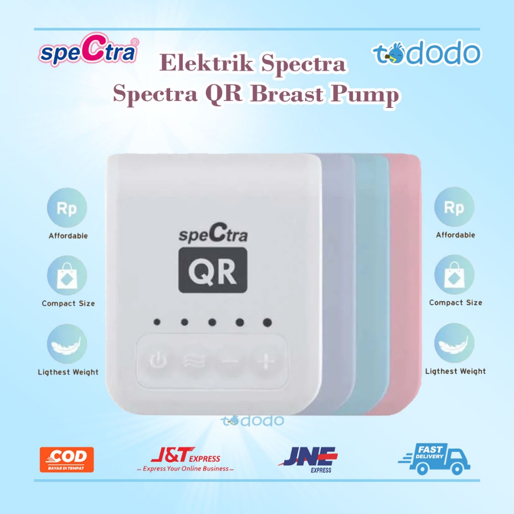 Jual Pompa Asi Elektrik Spectra QR Electric Breast Pump Double Pump ...