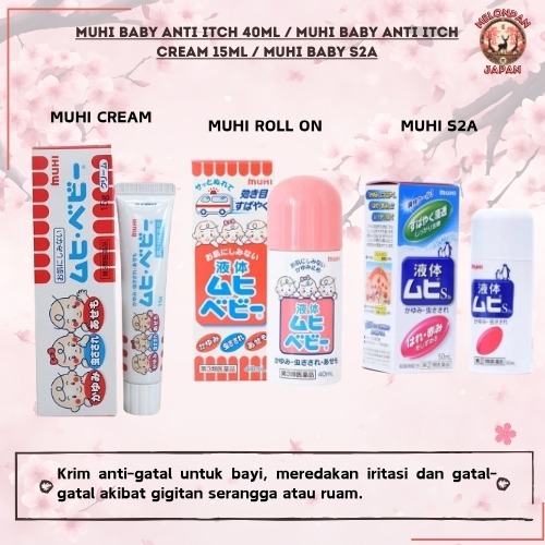 Jual Muhi Baby Anti Itch 40ml / Muhi baby anti itch Cream 15ml / Muhi ...