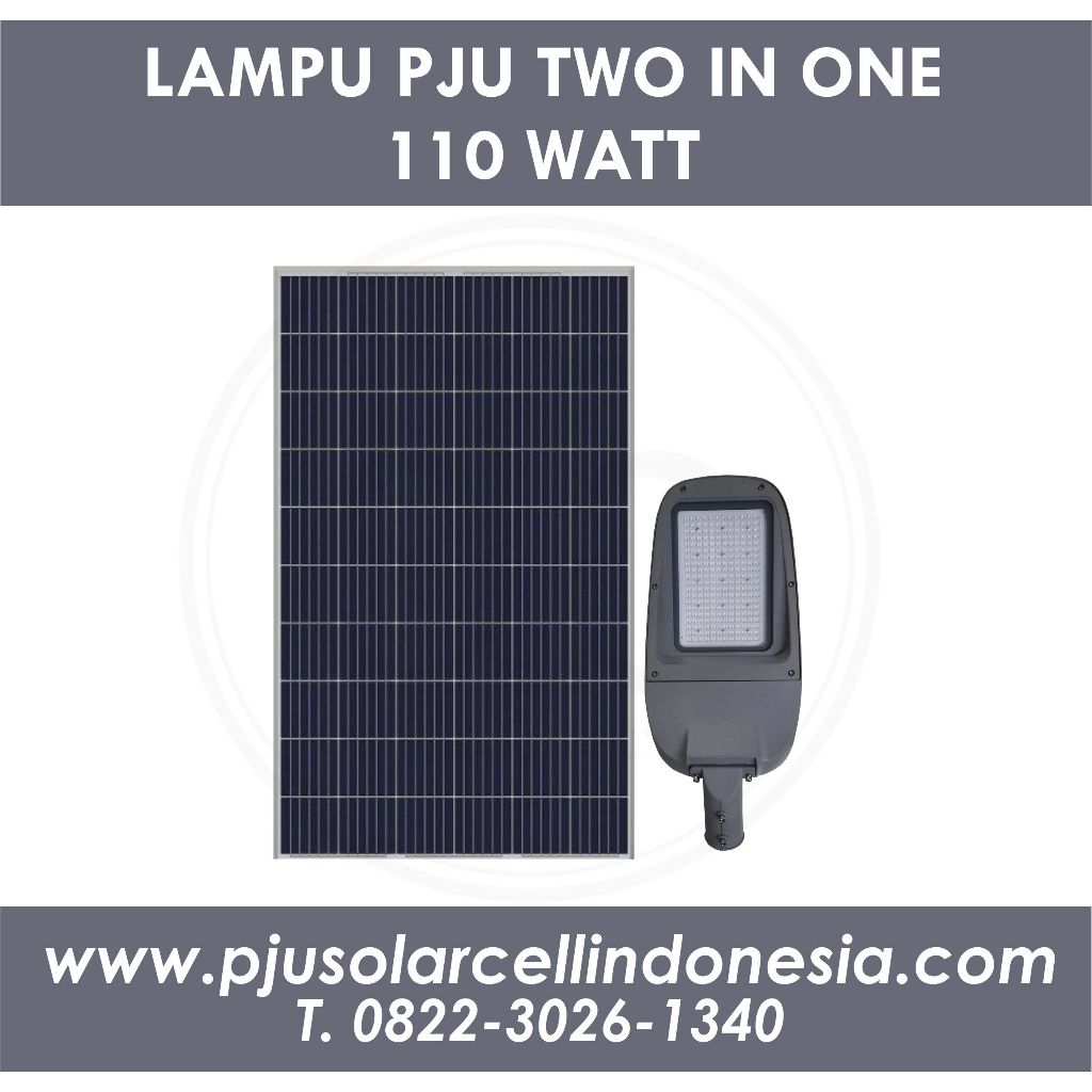 Jual Harga PJU Solar Cell Two In One 110Watt merk SUNYO (TERMASUK ...