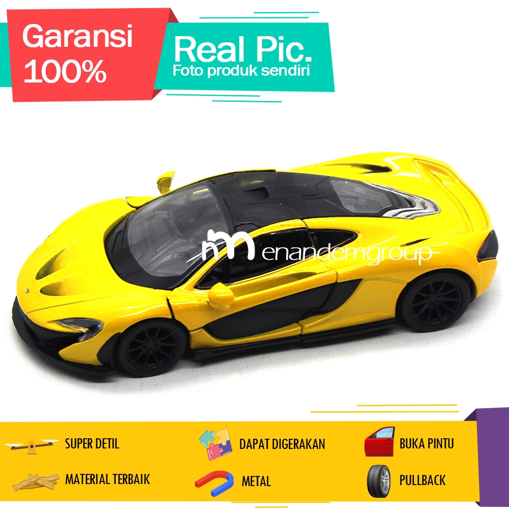 Jual Diecast Miniatur Mainan Mobil Sedan Balap Sport Mclaren P1 Buka ...