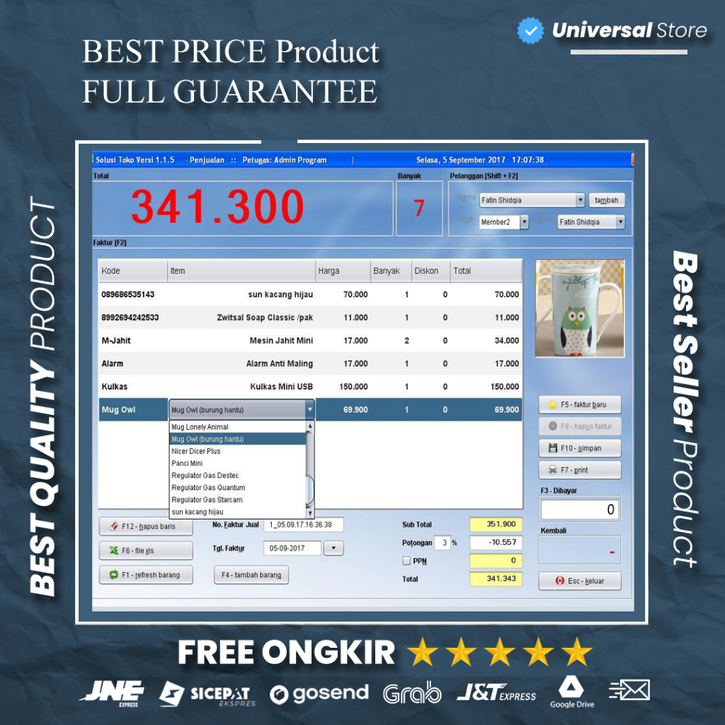 Jual Program Kasir Toko Premium Inventory Supermarket Minimarket POS Point of Sales Full Version ...