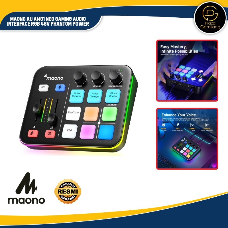 Jual Maono AU-AMC2 NEO Soundcard Professional Audio Interface External ...