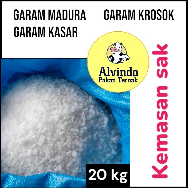 Jual Garam krosok Garam ikan Garam Kasar 1 sak 10Kg/20kg/30kg/ Asli ...
