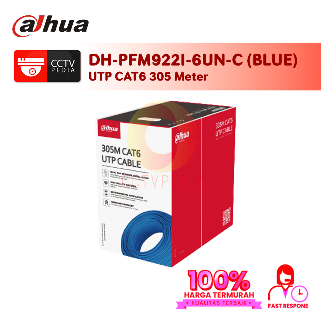Jual KABEL UTP CAT 6 DAHUA 305 METER | Shopee Indonesia