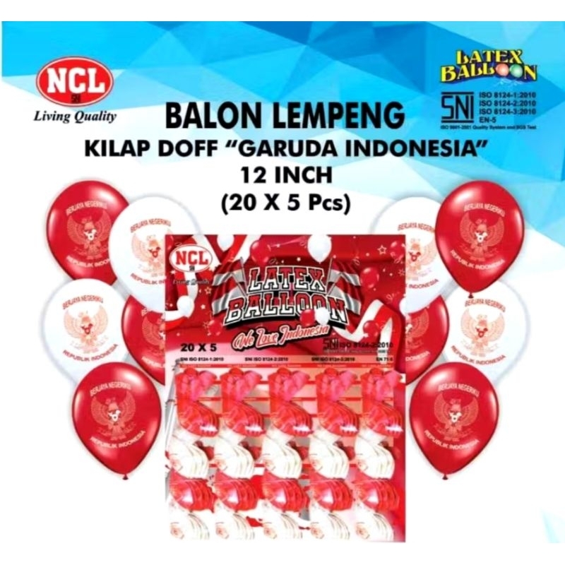 Jual BALON LATEX MERAH PUTIH 10 PCS (5 MERAH,5 PUTIH) | Shopee Indonesia