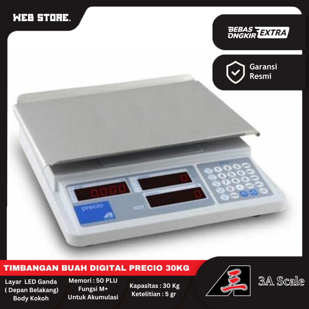 Jual Timbangan Digital 30kg Timbangan Buah Sayur Elektronik PRECIO ...