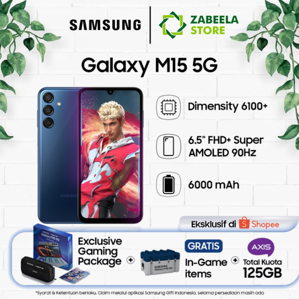Jual [Special Gaming Package] Samsung Galaxy M15 5G 6/128GB Garansi ...
