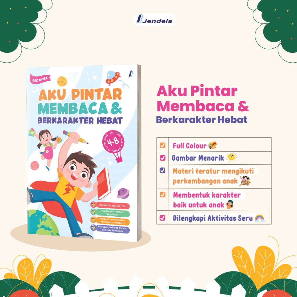 Jual Buku Belajar Membaca Aku Pintar Membaca dan Berkarakter Hebat untuk Anak Usia 4-8 tahun TK ...