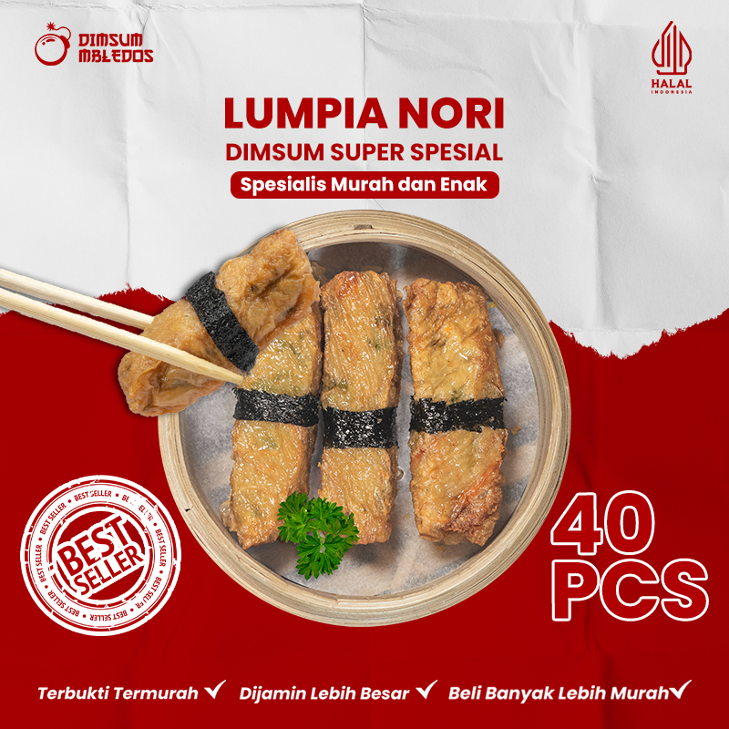 Jual Dimsum Lumpia Nori / Lumpia Jepang - Frozen Food Halal Mbledos ...