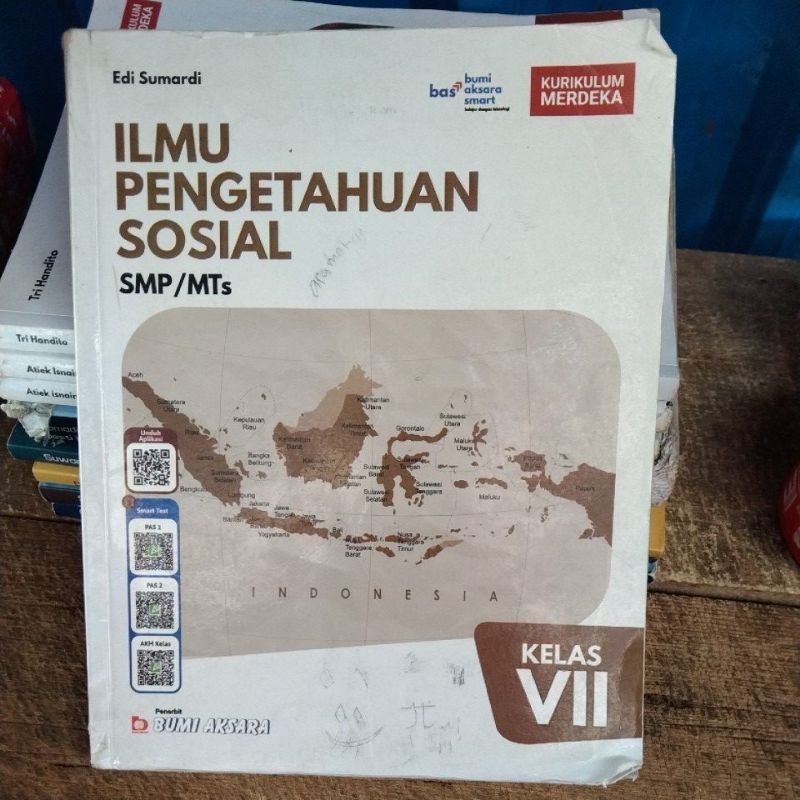 Jual BUKU ILMU PENGETAHUAN SOSIAL KELAS VII/1/7 SMP KURIKULUM MERDEKA | Shopee Indonesia