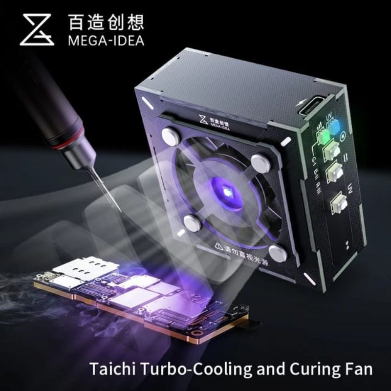 Jual KIPAS MEGA-IDEA TAICHI TURBO COOLING AND CURING FUN ORIGINAL | Shopee Indonesia