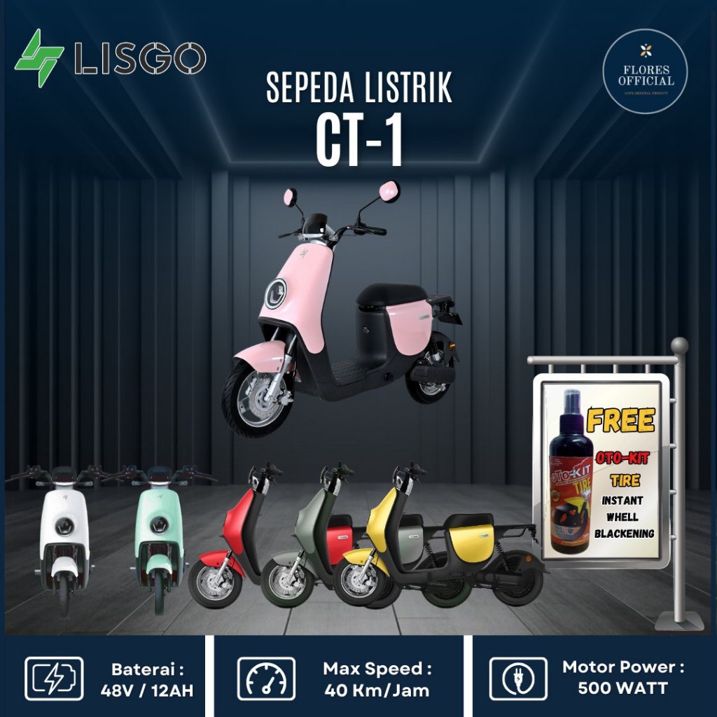 Jual SEPEDA LISTRIK LISGO CT-1 GARANSI RESMI LISGO | Shopee Indonesia