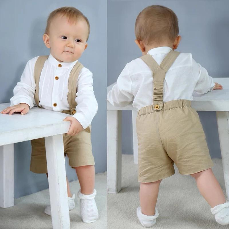 Jual SALE 5.5 Setelan Baju Anak Laki-Laki ETHAN (SUSPENDER) 6 Bulan - 3 ...