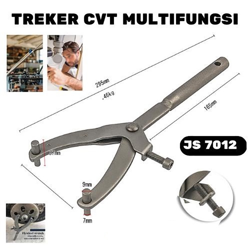 Jual Treker Cvt / Tracker Cvt Multipro Original Kunci Tahanan Kupling Kopling Matic Flywheel ...