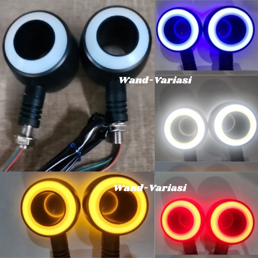 Jual Lampu Sen Bulat 2 sisi Kanan dan kiri /sein bulat sepasang Untuk ...